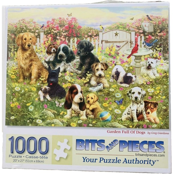 Bits And Pieces | Games | Bits Pieces Jigsaw Puzzle 00 Garden Full Of ...